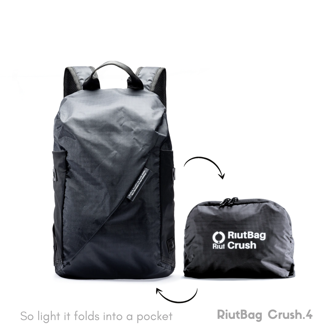 Buy Secure Lightweight Backpack: RiutBag Crush.4 - 14 litre, 0.3kg ...